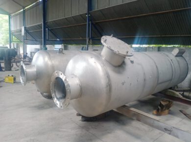 Marine Engine exhaust silencers in Singapore - P.K Engineering
